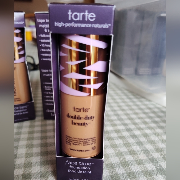 tarte | Makeup | Tarte Face Tape Foundation 47s Tan Deep Sand Oz Nib ...